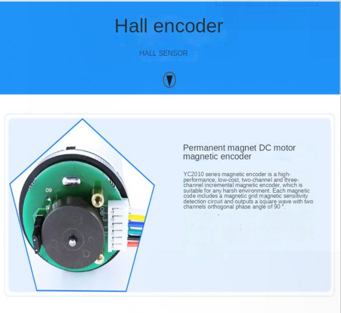 Hall Encoder Motor JGB37-3530B 24V 12/1600 Micro DC Encoder Motor High ...