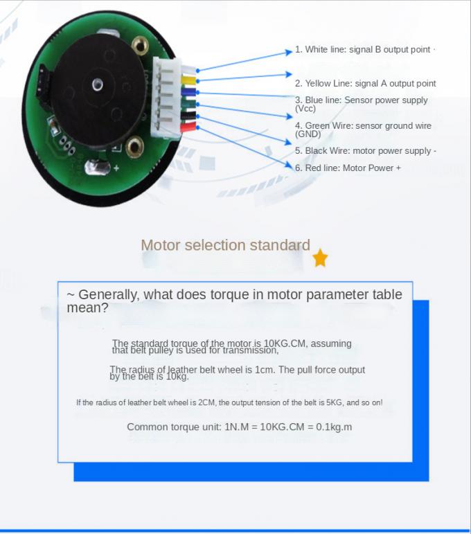 Hall Encoder Motor JGB37-3530B 24V 12/1600 Micro DC Encoder Motor High ...