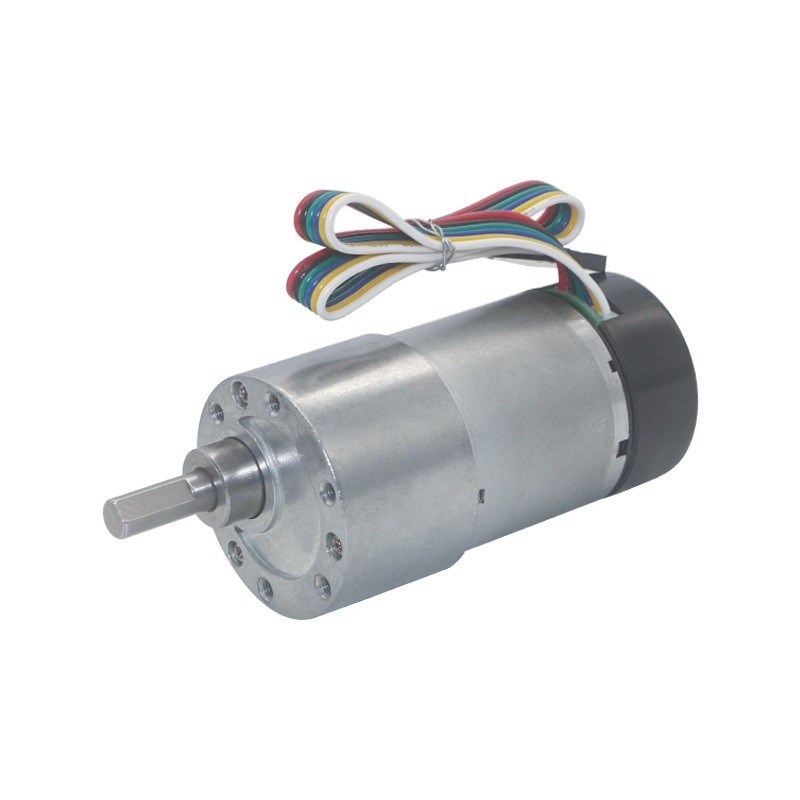 37mm 12v 24v 1600Rpm High Torque Gear Motor Eccentric Shaft With Encoder