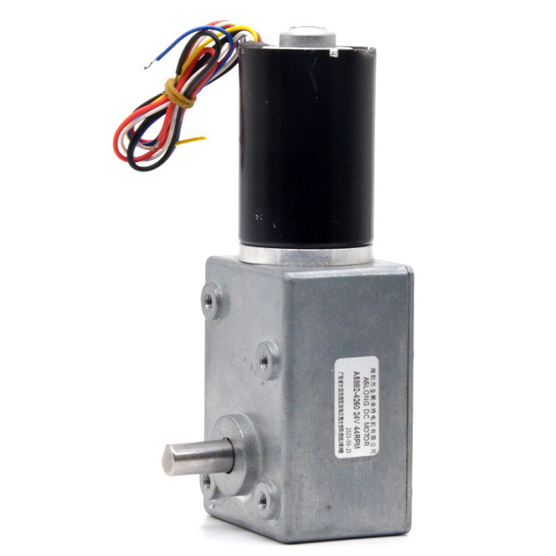 Aslong A5882-4260 24v 11-195rpm Turbine Worm Reduction Motor Dc ...