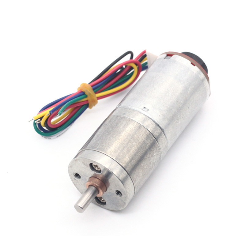 ASLONG Hall Motor Encoder Reduction Motor JGA25-370B 12V 8.6-977RPM ...