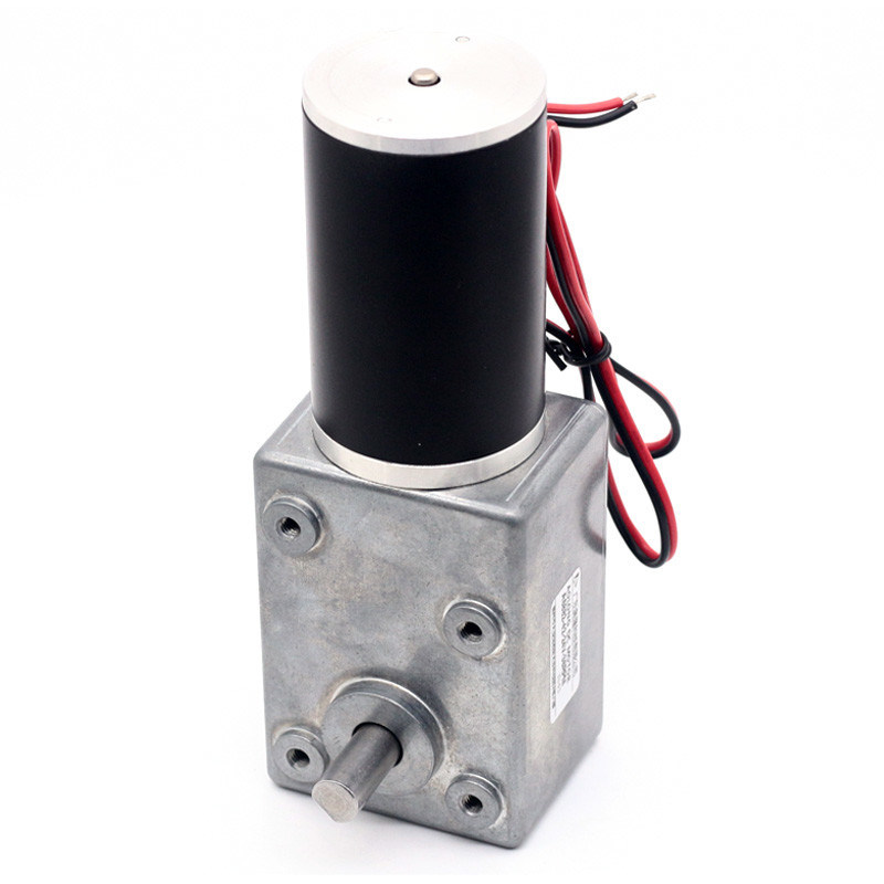 24v High Torque Dc Worm Gear Motor A5882-45 Worm Gear Motor Self-Lock ...
