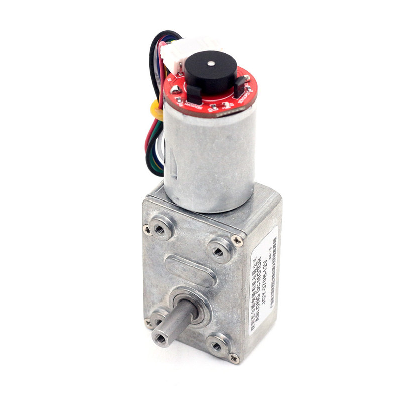 Worm Gear And Worm Encoder Deceleration Motor JGY-370B Dc Worm Gear ...