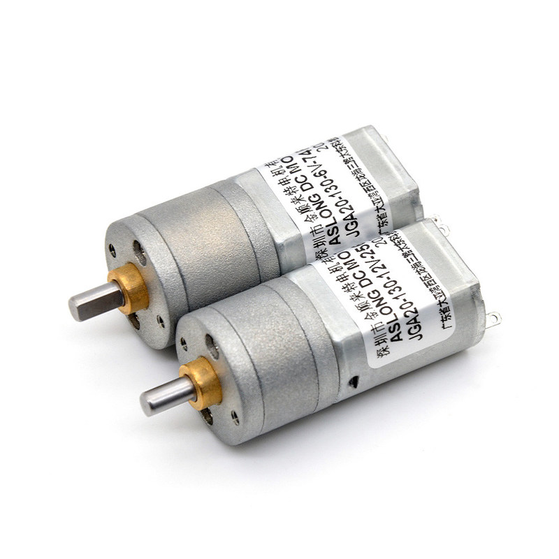 Brushed 12v Dc Motor JGA20-130 12V 53RPM 1:150 12 Volt Dc Mini Motor Dc ...