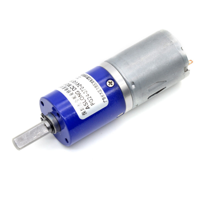 High Torque Planetary Metal Gear Reduction Motor PG24-370 24mm 24V Dc ...