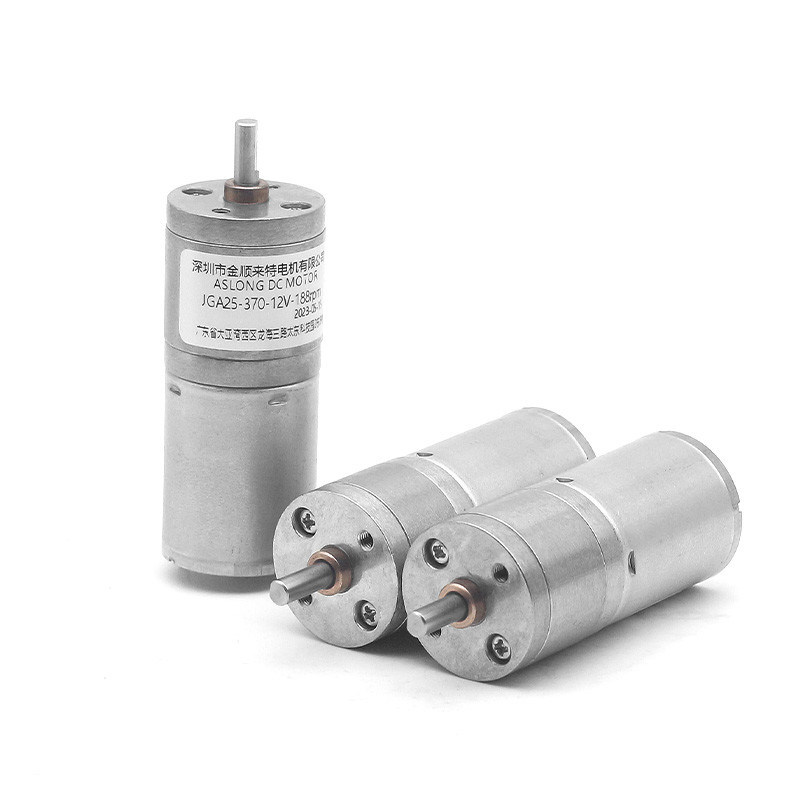 25mm Dc Gear Motor JGA25-370 24V 17RPM 1:226 DC Micro Motor Dc Brush ...