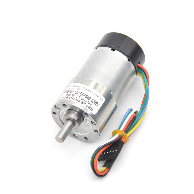 37mm Microdc Gear Motor With Encoder JGB37-3530GB 24V 178RPM 1:56 Dc ...