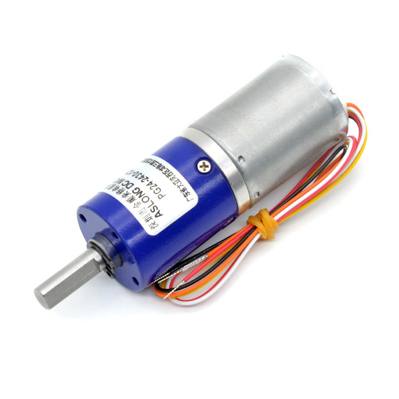 12V DC Planetary Gear Brushless Reduction Motor PG24-2430 24mm DC ...