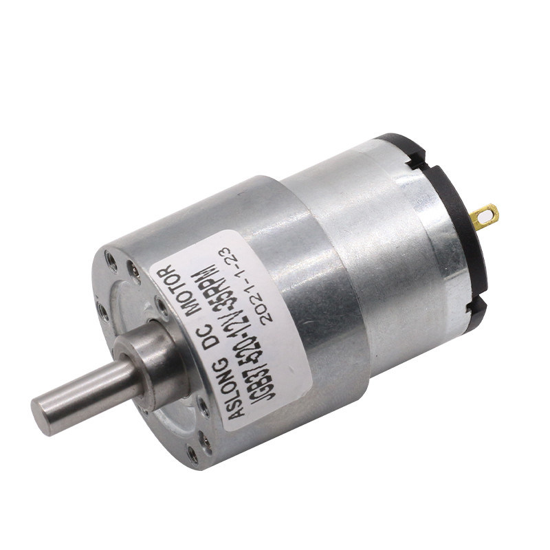 37mm 12V 7RPM Small DC Gear Motors High Torque Electric Motors