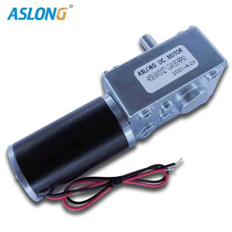 A58sw31zy Low Rpm 12v DC Motor Righ Angle Low Noise 8000rpm OEM ODM