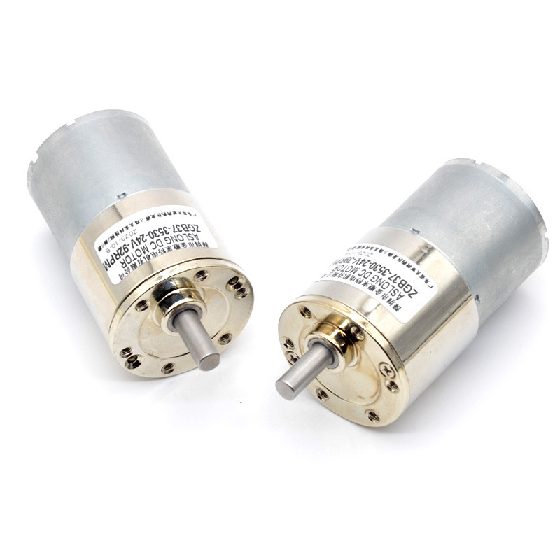 High Torque 37mm Micro Gear Reduction Brushed DC Motor ZGB37-3530 37mm ...
