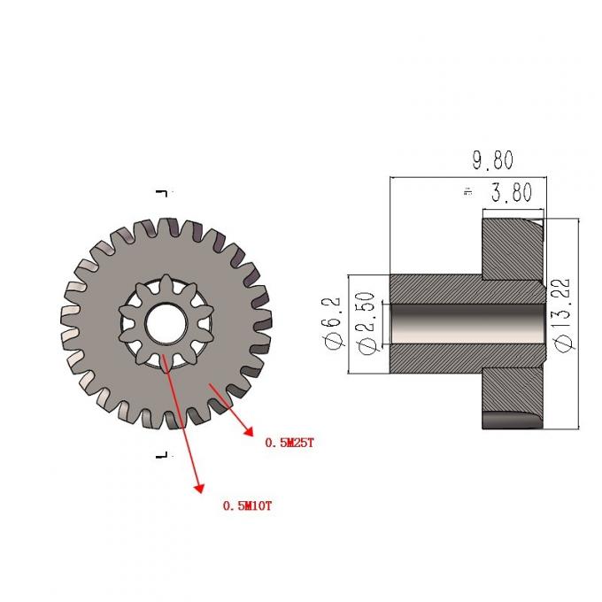 5840 31ZY Worm Gear DC Motor Accessories Self Locking Dc Motor Gears